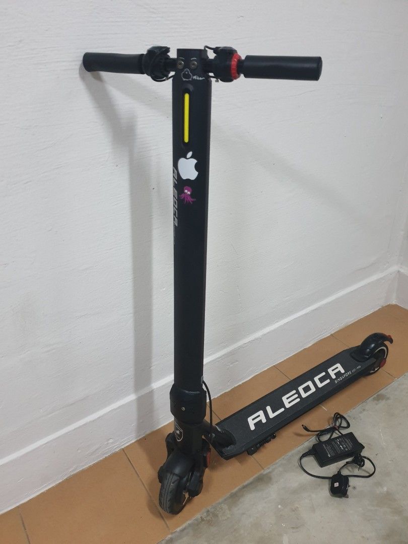 Aleoca E-Potenza Alloy Electric Scooter X.8, Black (Faulty Battery ...