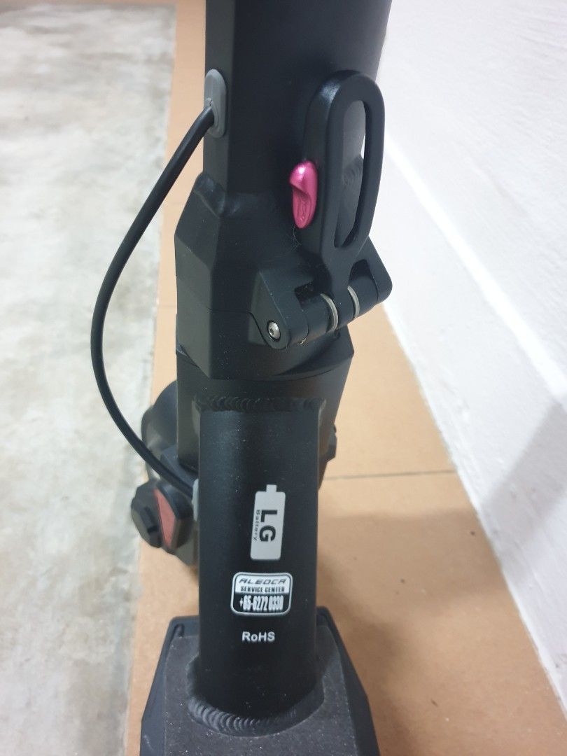 Aleoca E-Potenza Alloy Electric Scooter X.8, Black (Faulty Battery ...