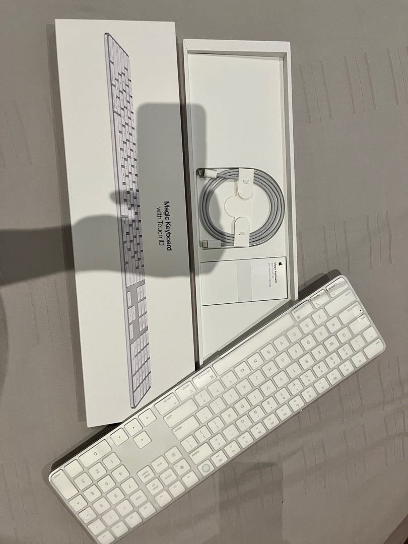 Apple Magic Keyboard w/ Touch ID and Keypad, Computers & Tech, Parts & Accessories, Computer ...