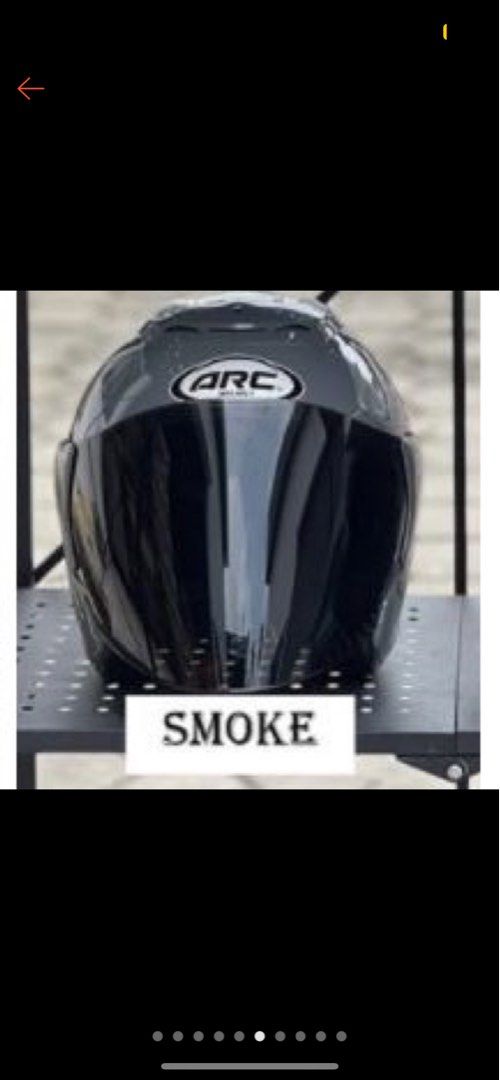 Arc Ritz two tone helmet (Silver), Motorcycles, Motorcycle Accessories ...