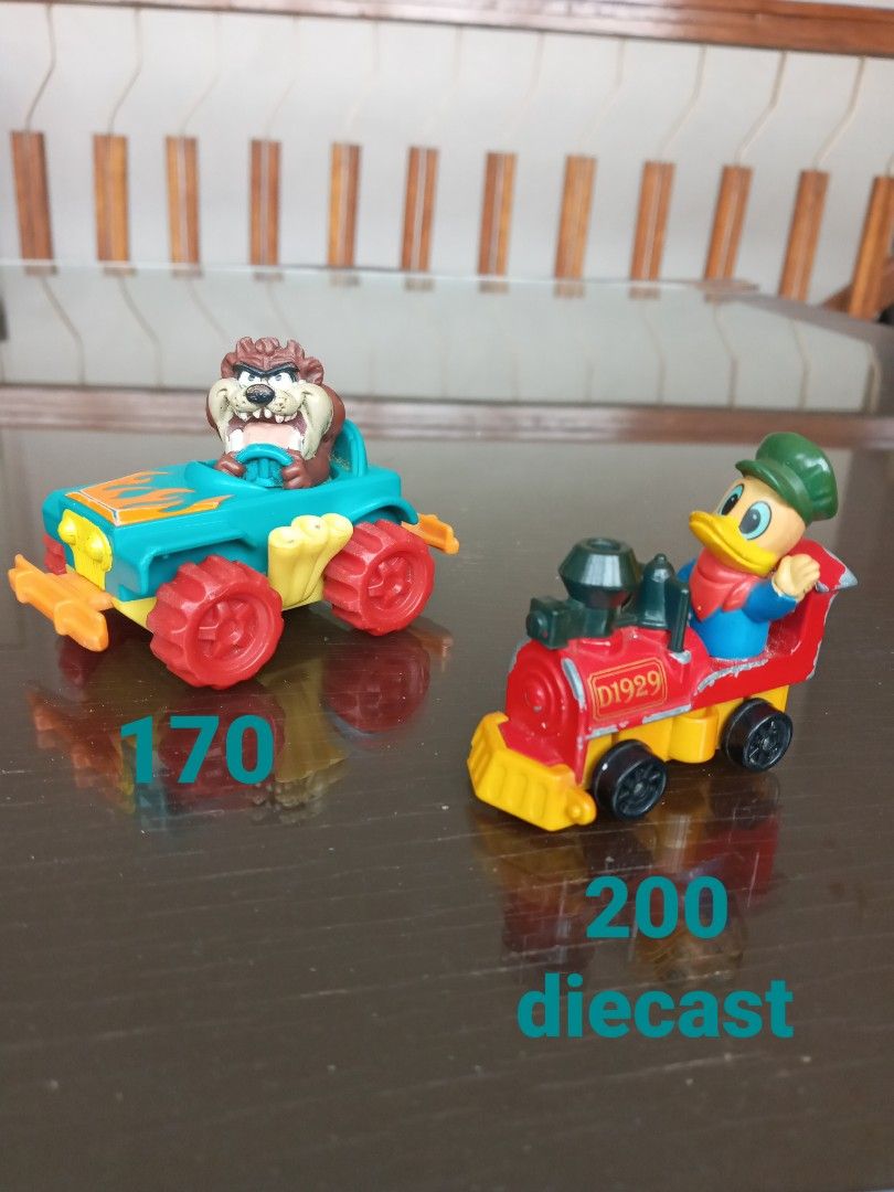 Assorted Mcdo Jollibee Meal Toys/ Lupin mini pull back car, Hobbies ...