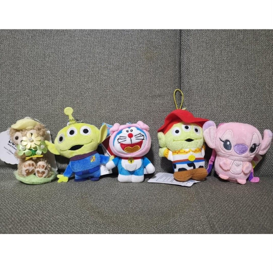 Assorted Toy story alien jessy soft toy plush plushie keychain bag ...
