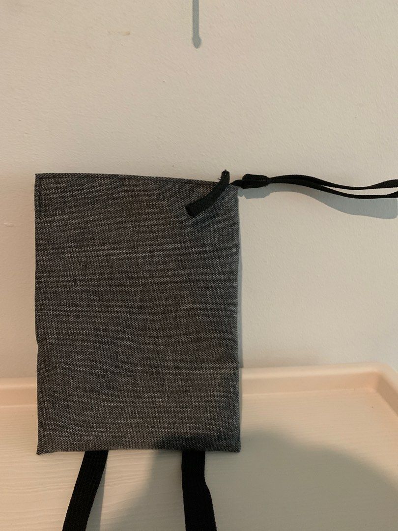 Authentic muji mini sacoche grey cross body sling bag, Women's Fashion ...