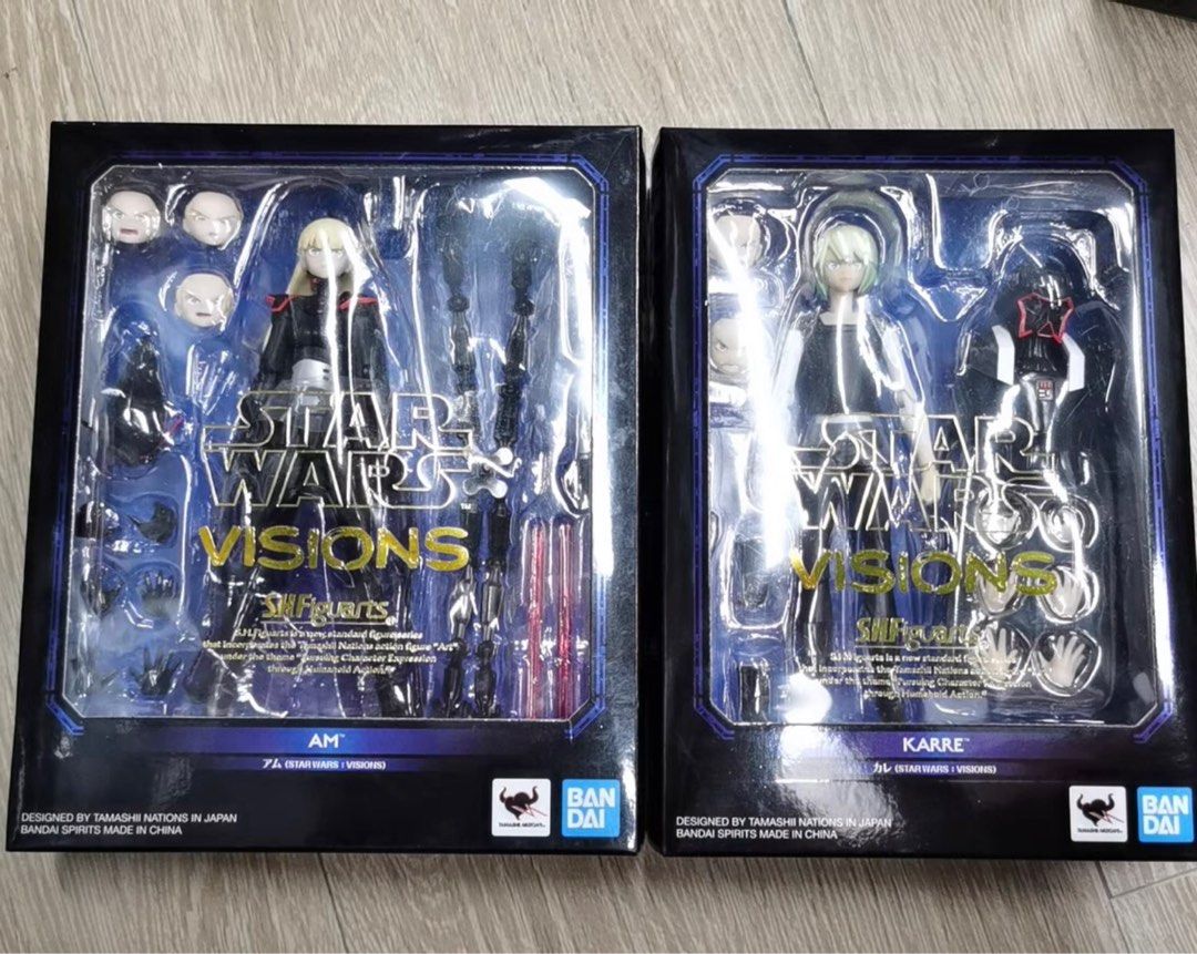 BANDAI s.h.figuarts STAR WARS: VISION AM & KARRE, Hobbies & Toys, Toys ...