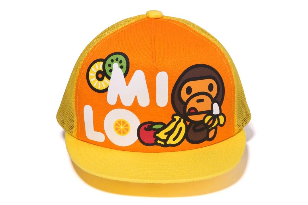 BAPE BABY MILO FRUITS MESH CAP, Men's Fashion, Watches & Accessories ...