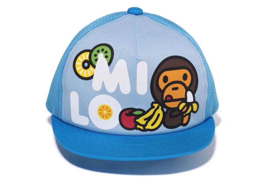 BAPE BABY MILO FRUITS MESH CAP, Men's Fashion, Watches & Accessories ...