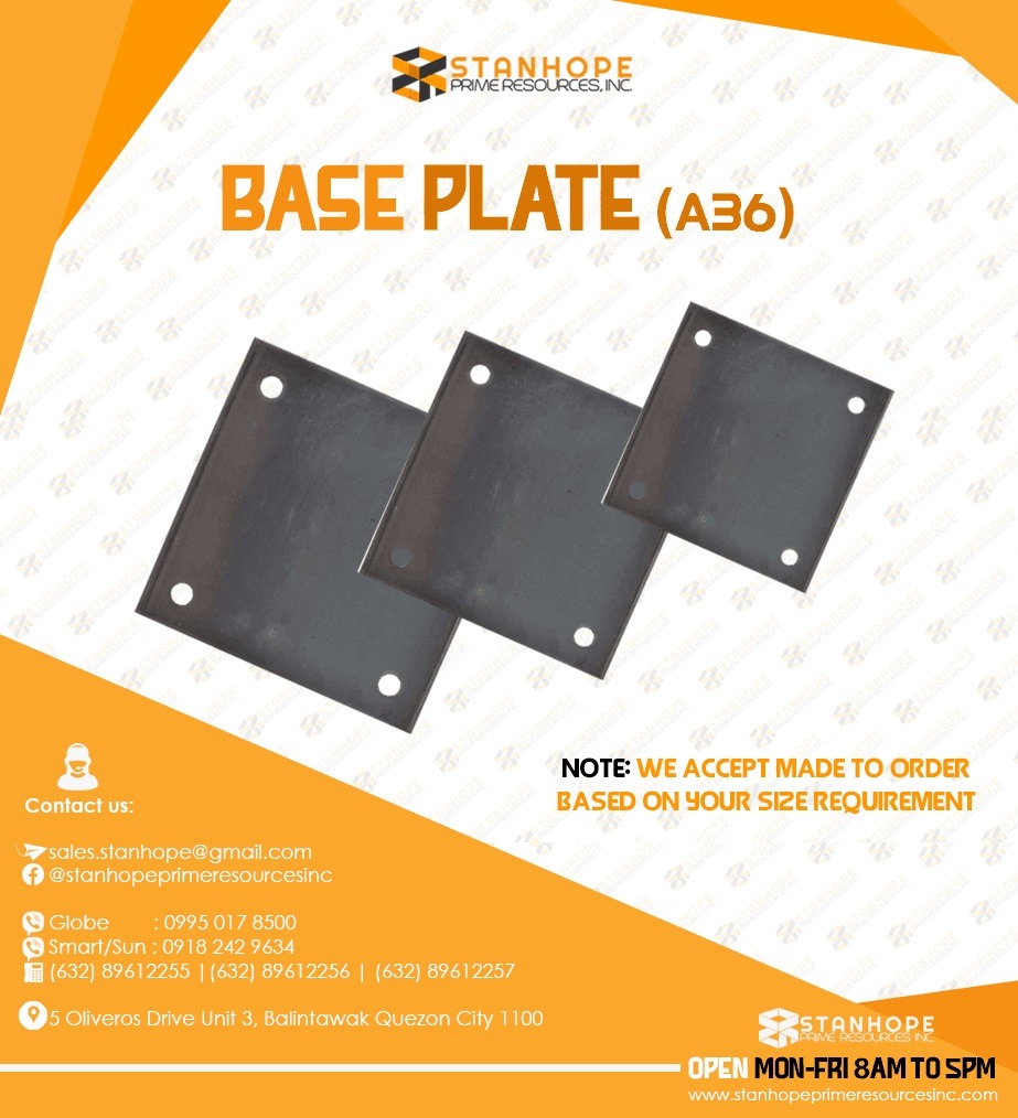 Base Plate / Anchor Bolt / Stiffener Plate/ MS PLate / Checkered Plate ...