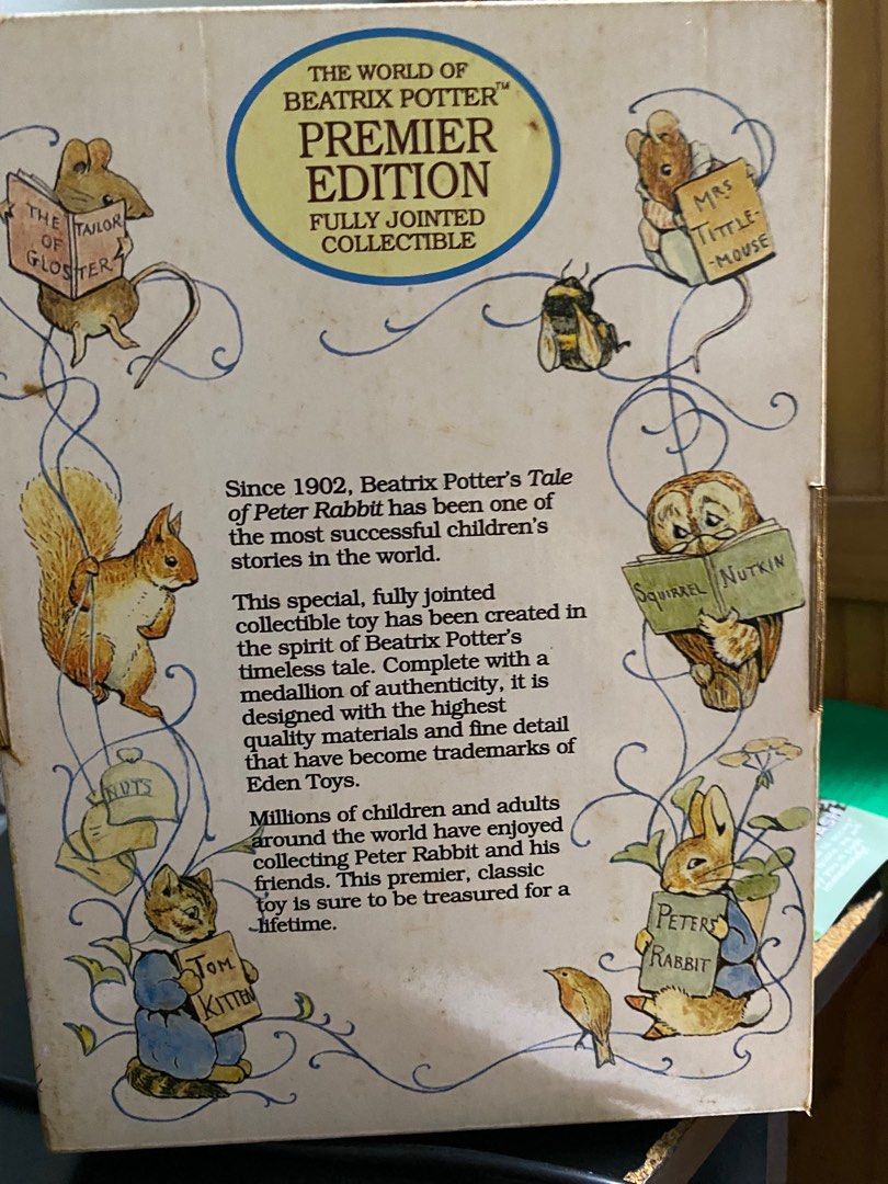 Beatrix Potter Collectible in original box, Hobbies & Toys, Memorabilia ...