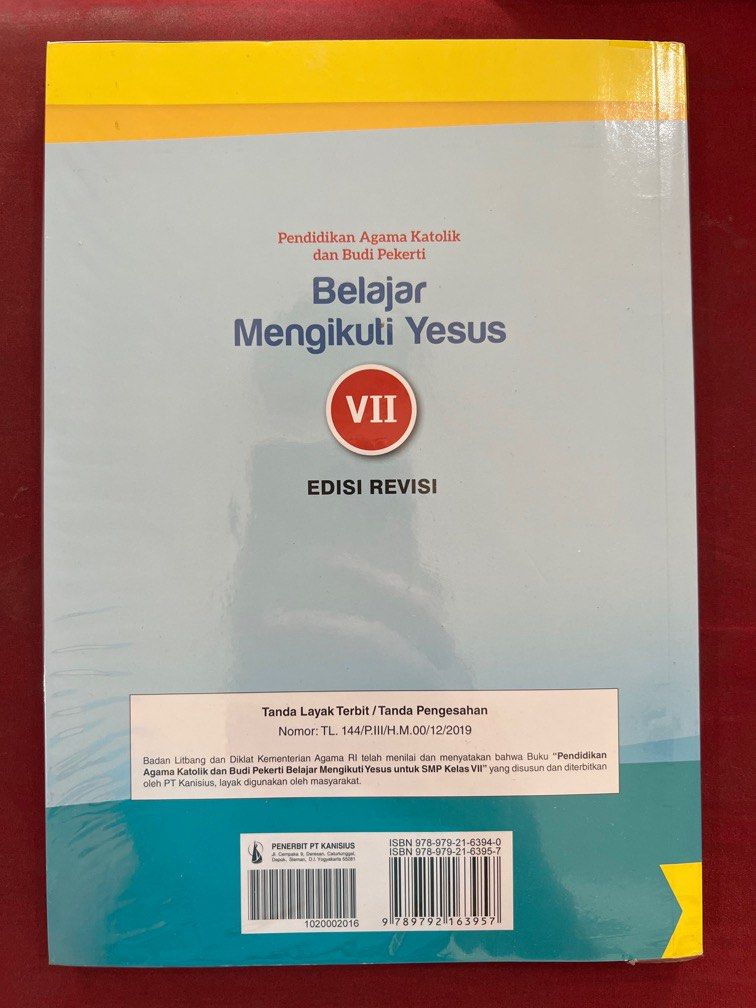 Belajar Mengikuti Yesus SMP kelas VII, Buku & Alat Tulis, Buku Pelajaran di Carousell