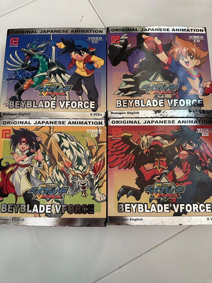 Beyblade 1st Gen (V-Force) VCDs (Complete Set), Hobbies & Toys, Music & Media, CDs & DVDs on ...