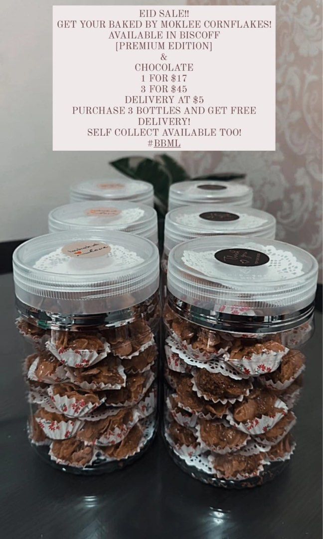 biscoff cornflakes, Food & Drinks, Homemade Bakes on Carousell