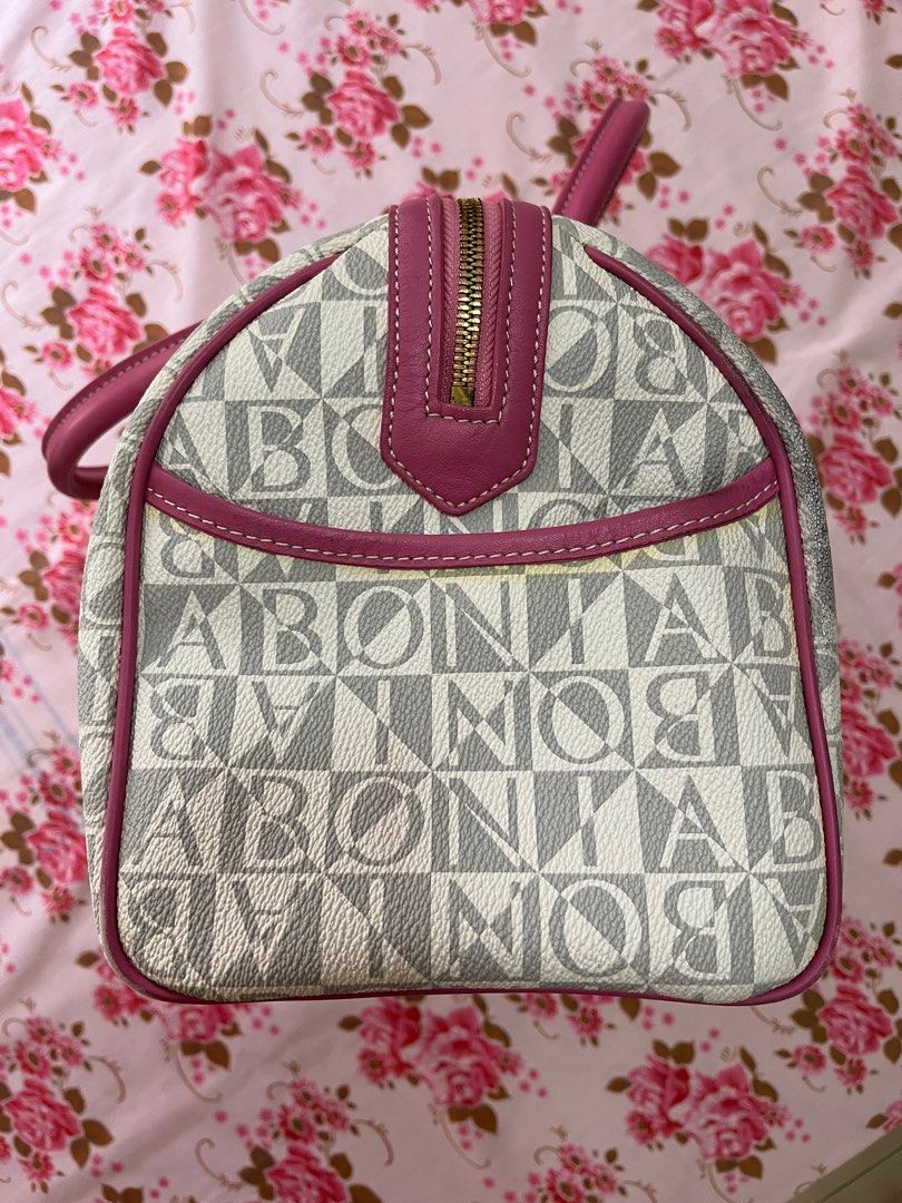 Bonia Monogram Top Handle, Luxury, Bags & Wallets on Carousell