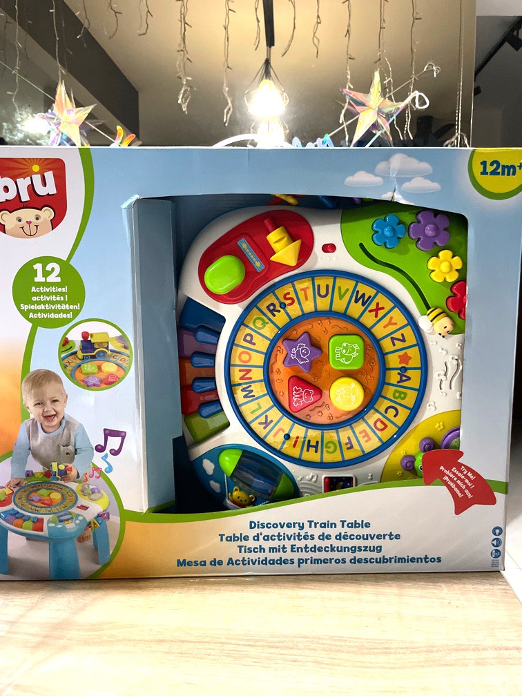Bru Activity Discovery Train Table with box, Babies & Kids, Infant ...