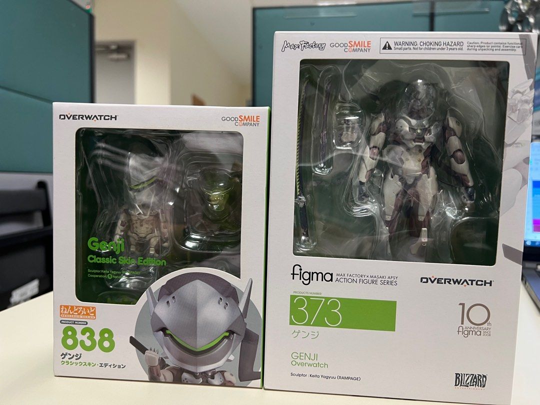[Bundle] Genji Overwatch Figma 373 Nendoroid 838, Hobbies & Toys, Toys & Games on Carousell