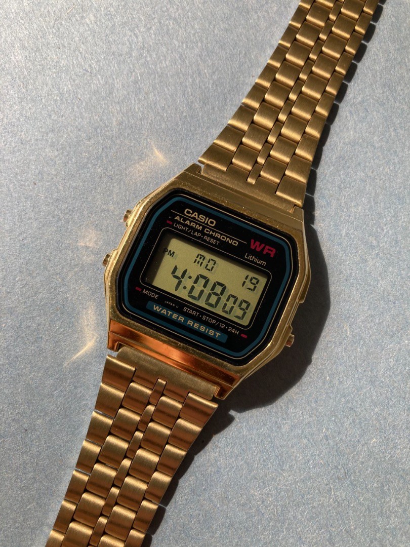 Casio Vintage Gold Digital Watch / A159WGEA-1DF, Men's Fashion, Watches ...