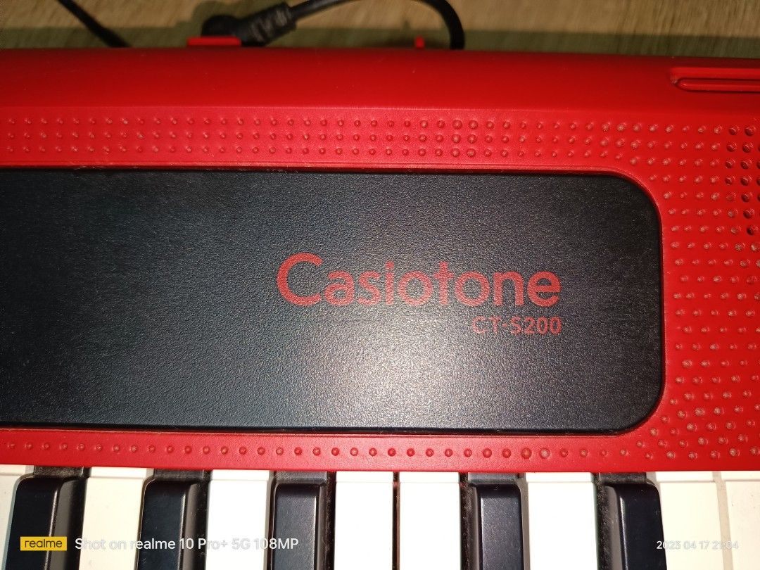 Casio Keyboard Piano Casiotone CT-S200 with bench and keyboard x stand ...