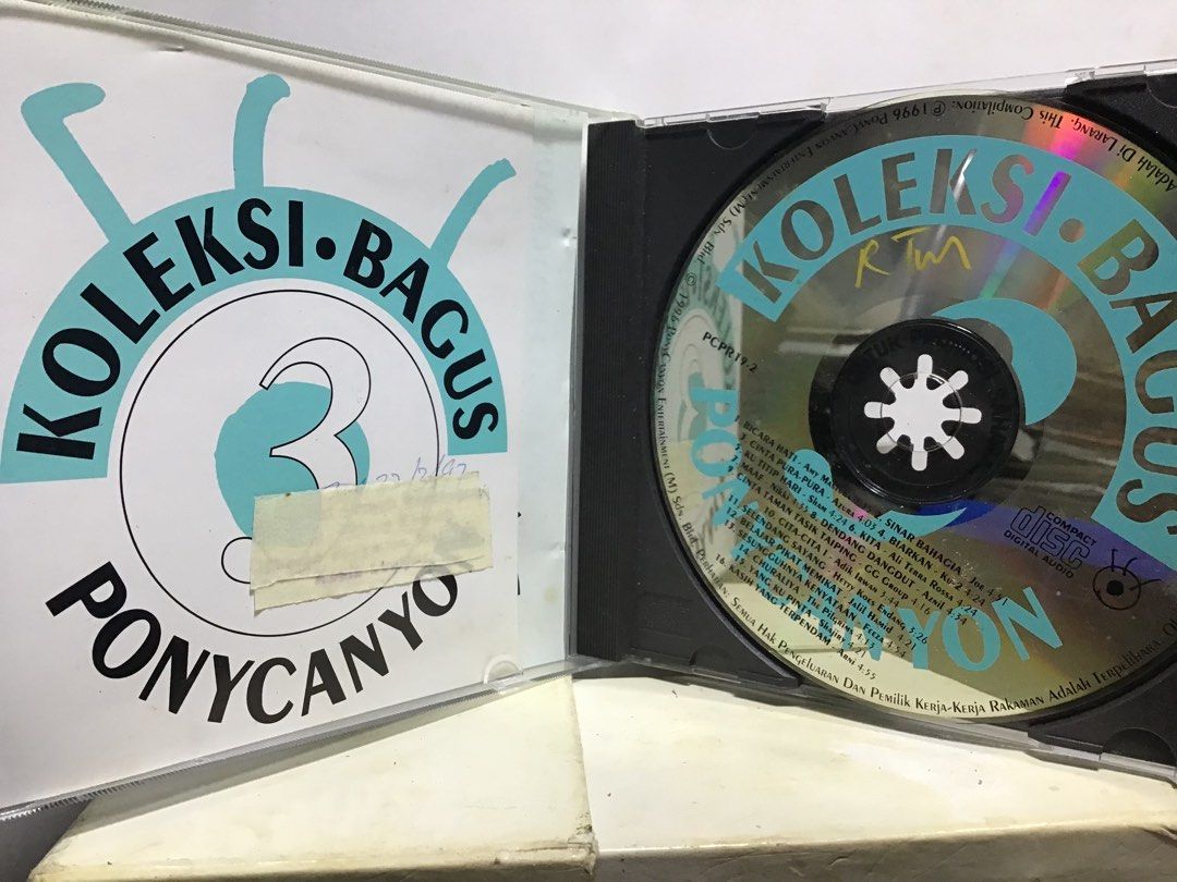 CD Koleksi Bagus Ponycanyon 3 - Amy Mastura Sham Pilgrims Hetty Koes Endang OOP PROMO PRESS ...