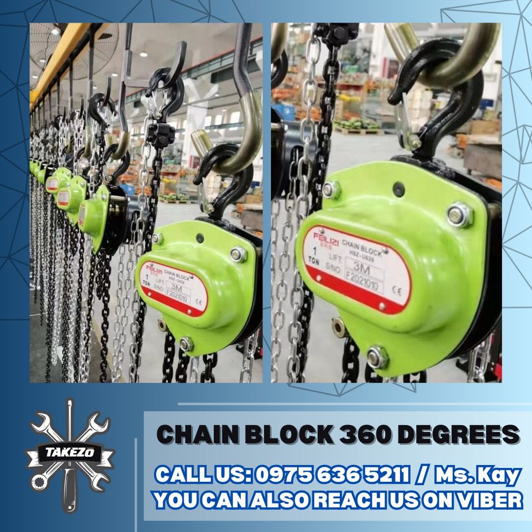 CHAIN BLOCK - 360 DEGREES ROTATION, Commercial & Industrial ...