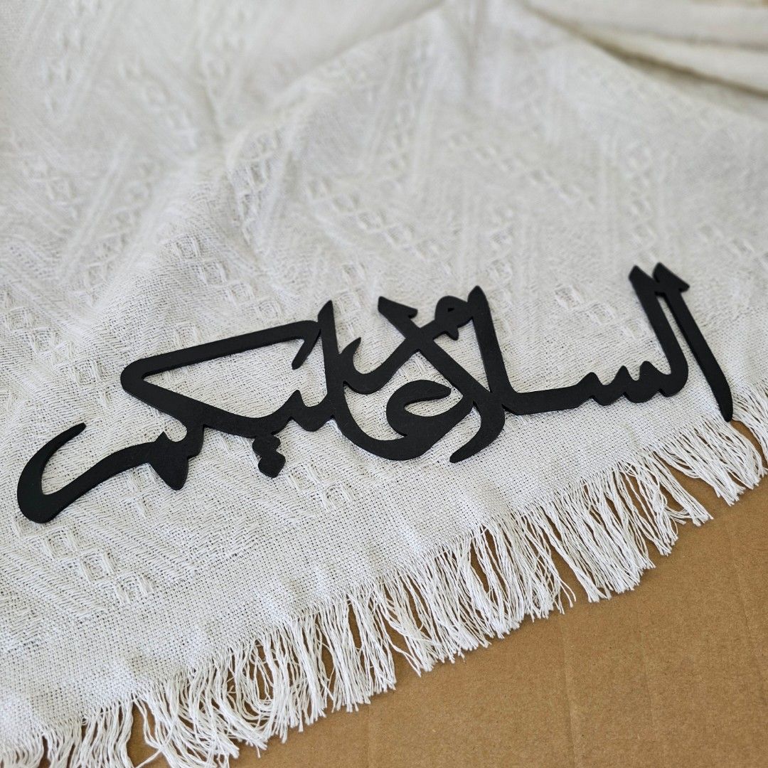 Customised ARABIC Welcome Sign for Hari Raya, Furniture & Home Living ...