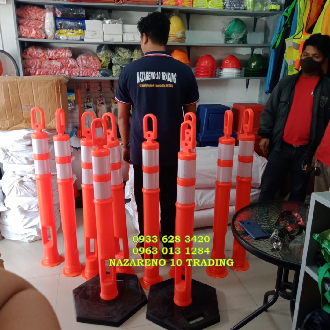 D - bollard post Collapsible 6kg Black Base, Commercial & Industrial ...