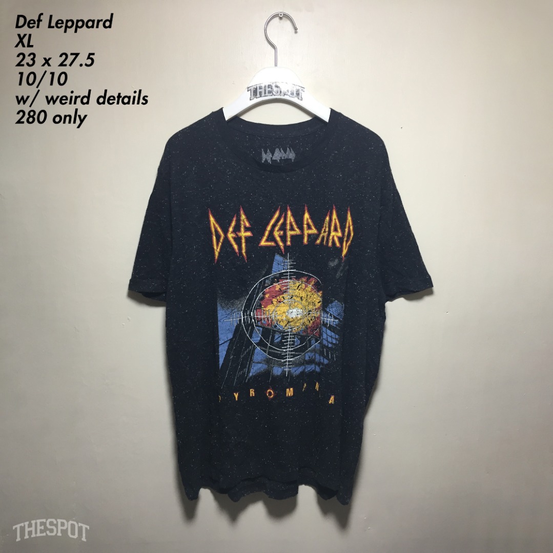 Def Leppard shirt, Men's Fashion, Tops & Sets, Tshirts & Polo Shirts on ...