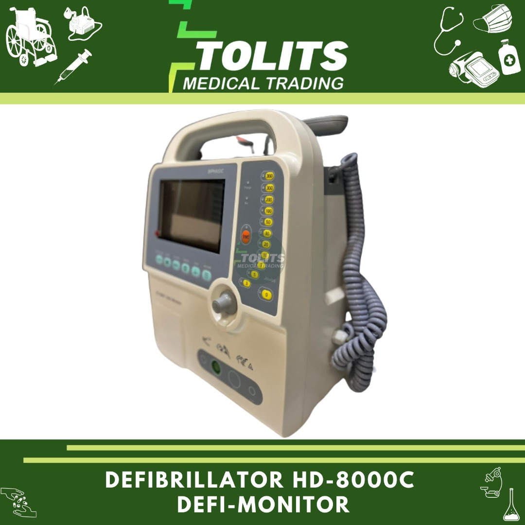 DEFIBRILLATOR HD-8000C DEFI-MONITOR, Health & Nutrition, Medical Supplies & Tools on Carousell