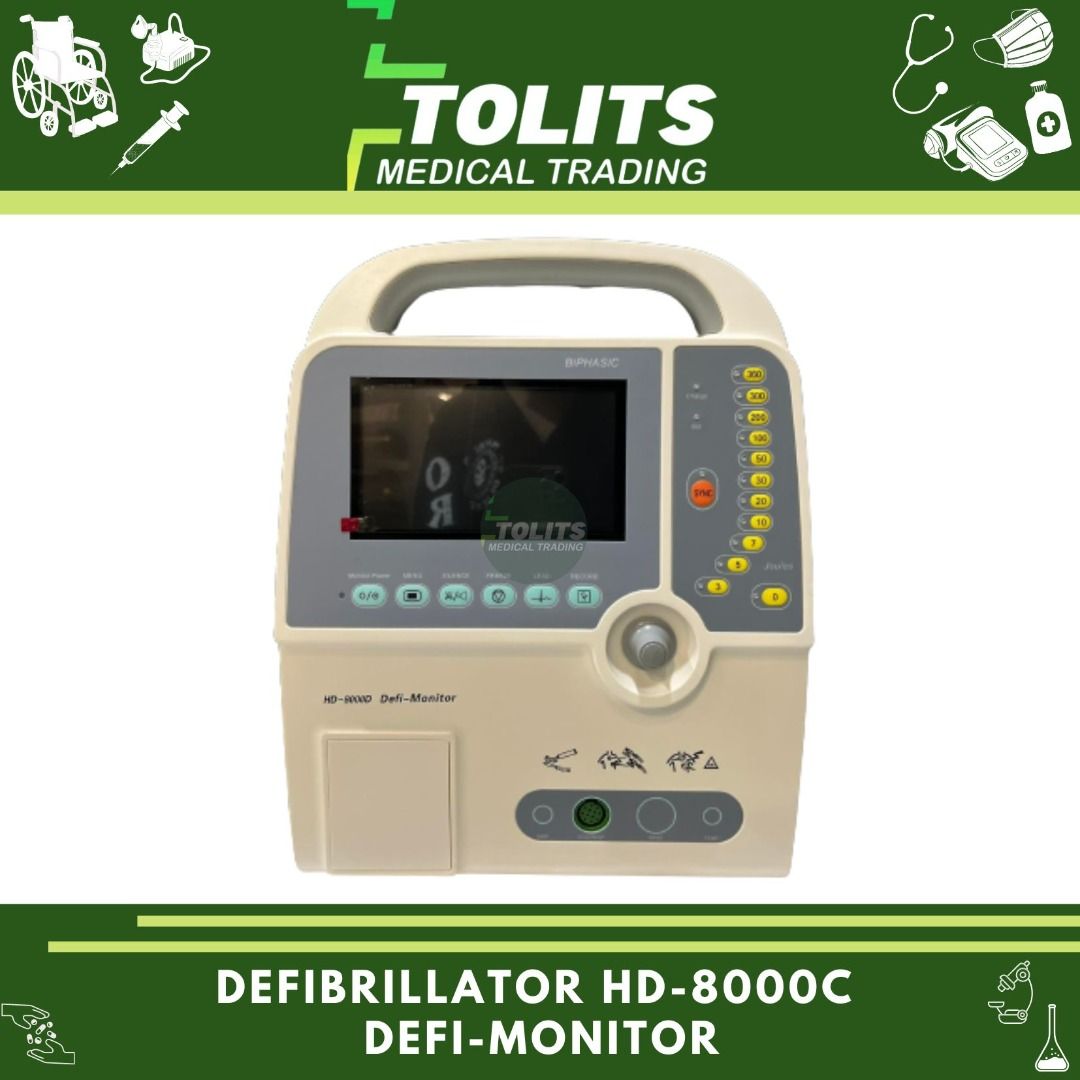 DEFIBRILLATOR HD-8000C DEFI-MONITOR, Health & Nutrition, Medical Supplies & Tools on Carousell