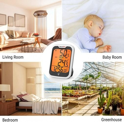 Digital Hygro-Thermometer (Humidity & Temperature) > ThermoPro TP358 ...