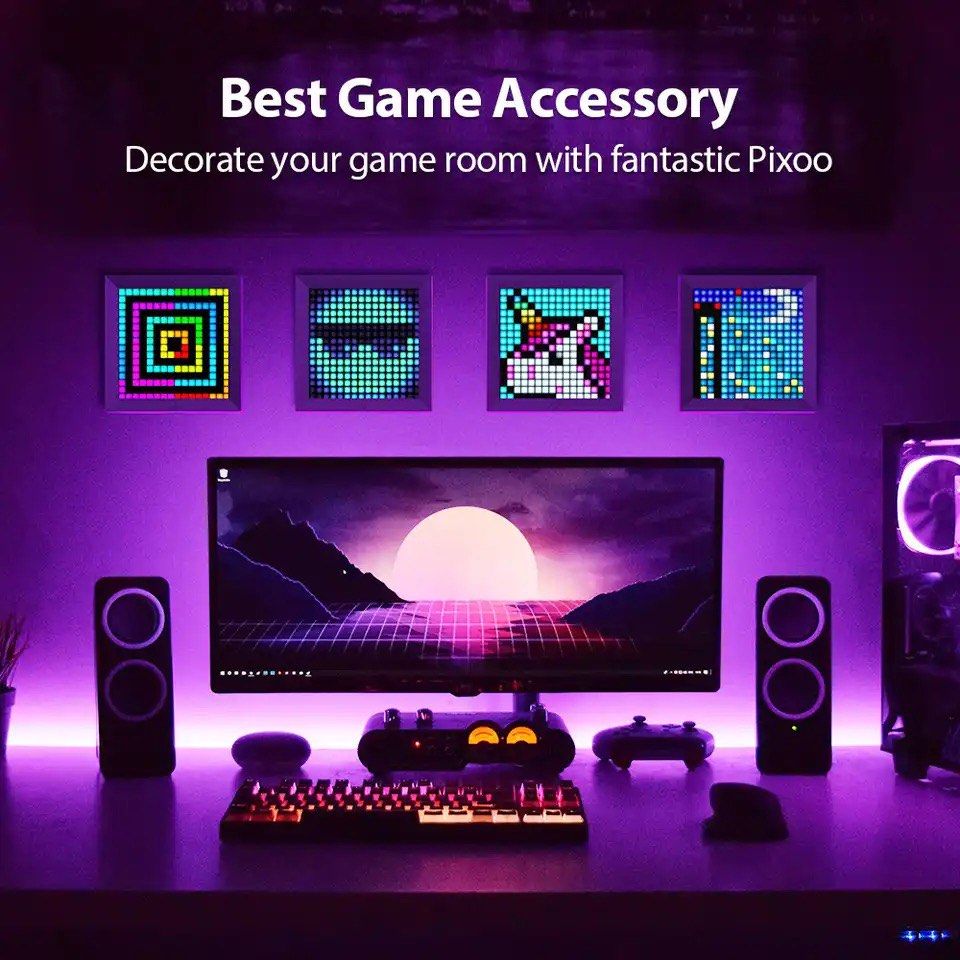 Divoom Pixoo Pixel Art Led Panel, Furniture & Home Living, Lighting ...