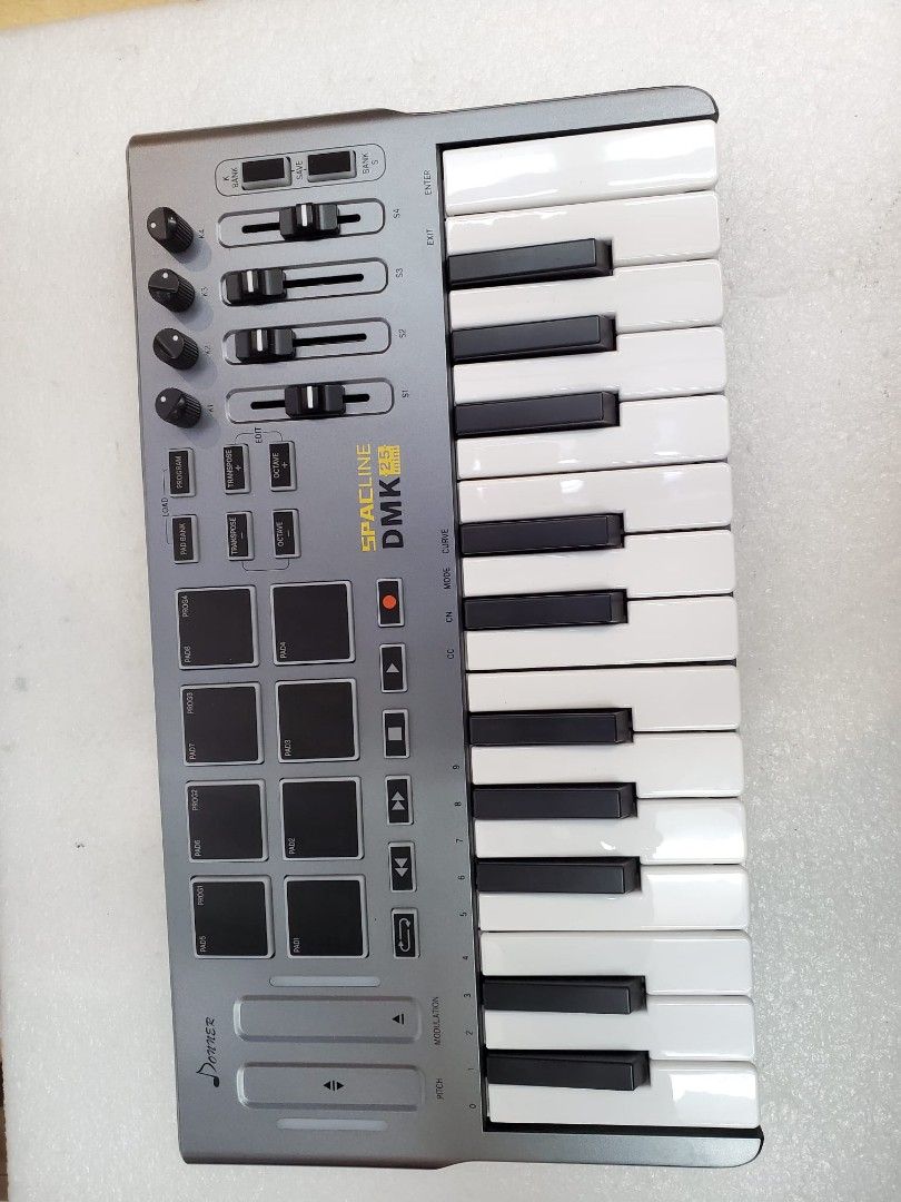 Donner DMK 25 MIDI Keyboard Controller Music Mini Key With 8 Backlit ...