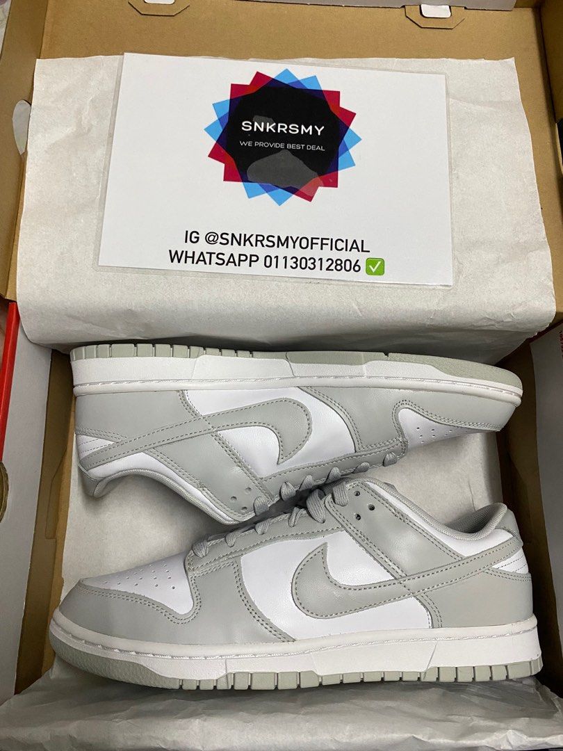 Dunk low grey fog brand new, Men's Fashion, Footwear, Sneakers on Carousell