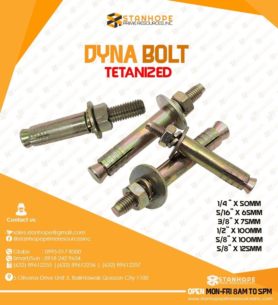 Dyna Bolt , Commercial & Industrial, Construction & Building Materials ...