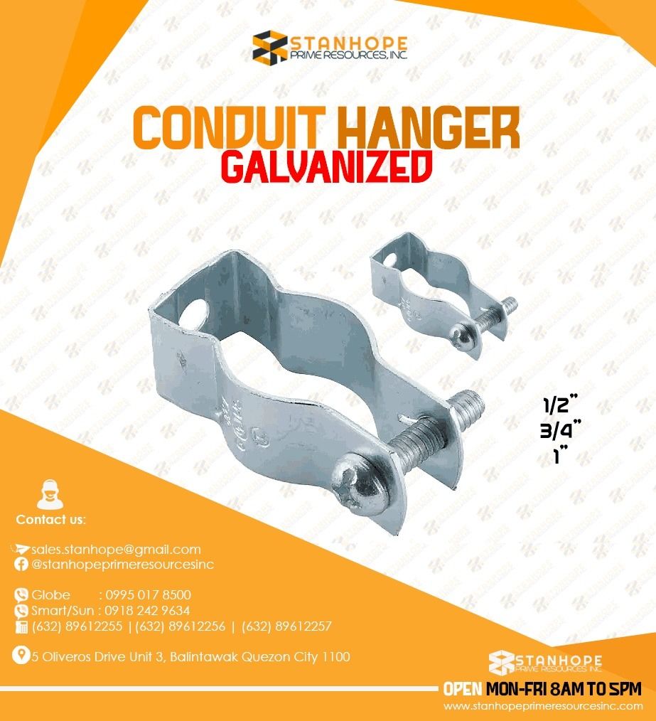 EMT/IMC Coupling/Elbow - Liquid Tight Straight/Angle - Conduit Hanger ...