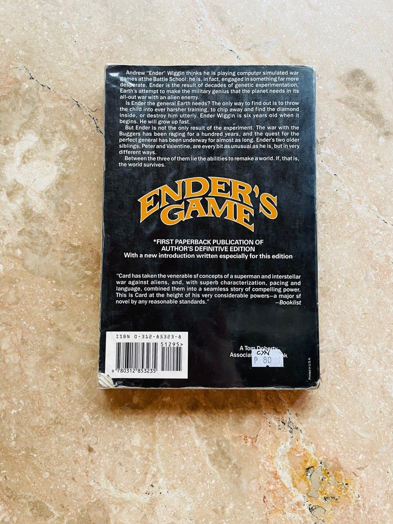 Ender’s Game, Orson Scott Card, Hobbies & Toys, Books & Magazines ...