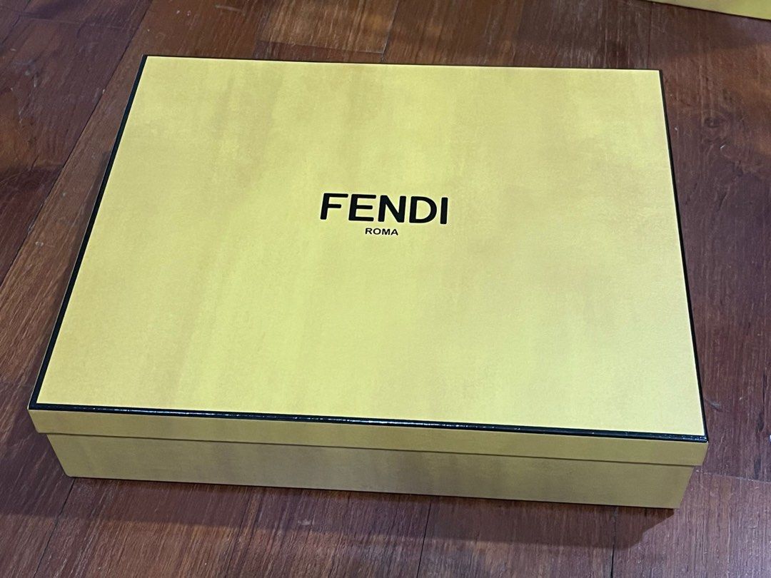 Fendi box and paper bag, Luxury, Accessories on Carousell