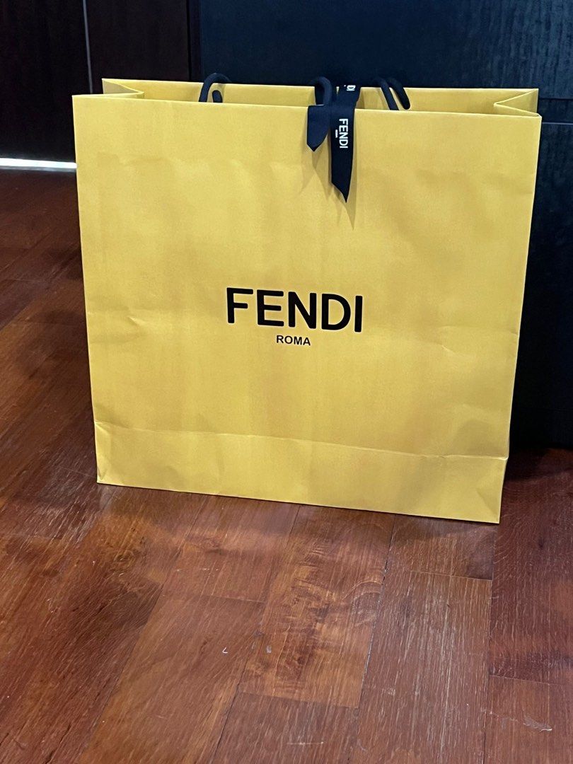 Fendi box and paper bag, Luxury, Accessories on Carousell
