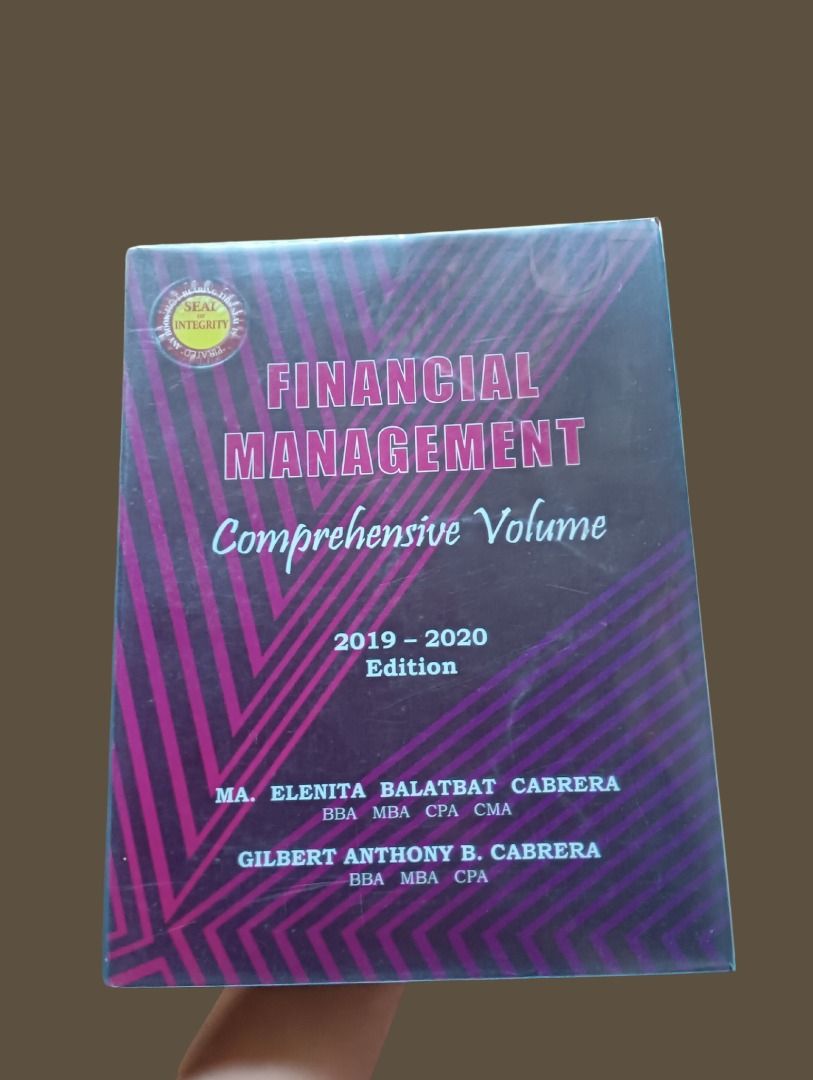 Authentic Financial Management (2019-2020 Edition) by Cabrera, Hobbies ...