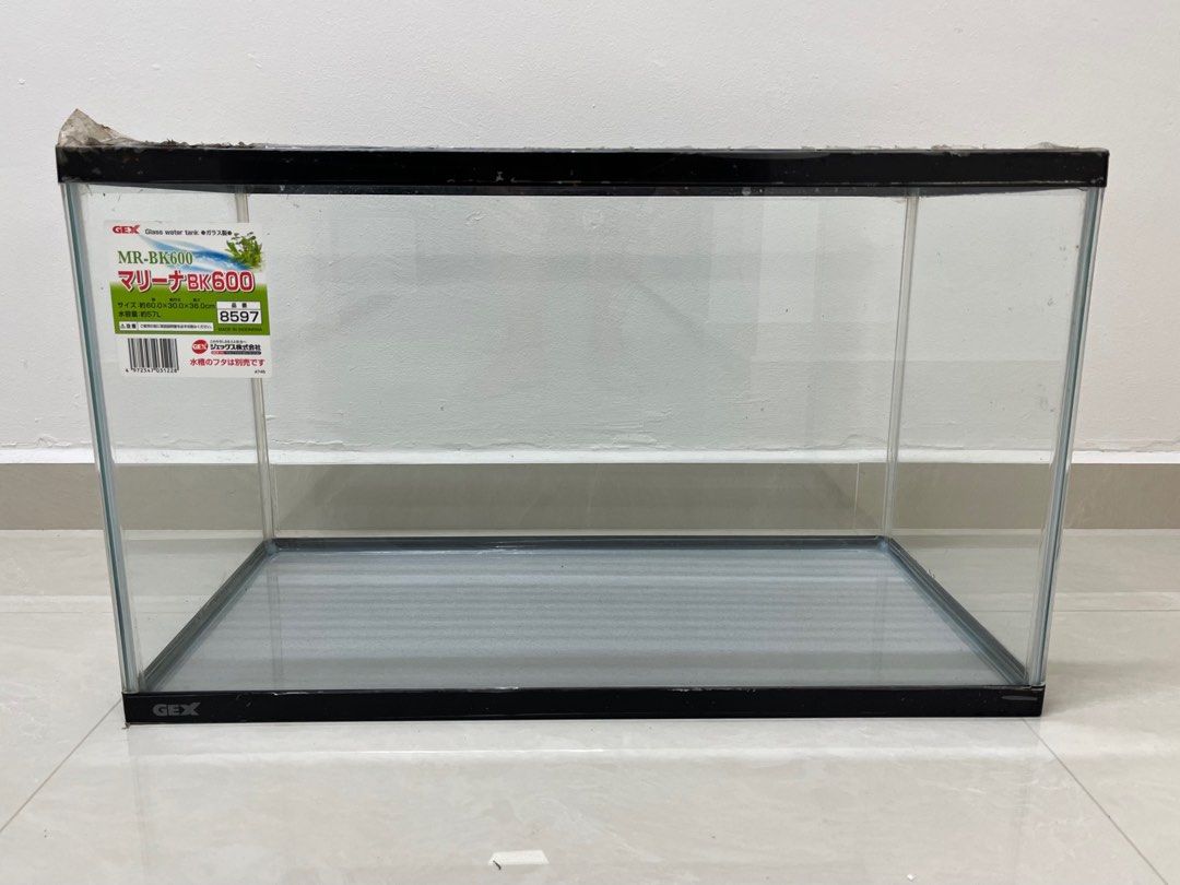 Fish tank 2 ft feet 60cm GEX BK600, Pet Supplies, Homes & Other Pet Accessories on Carousell