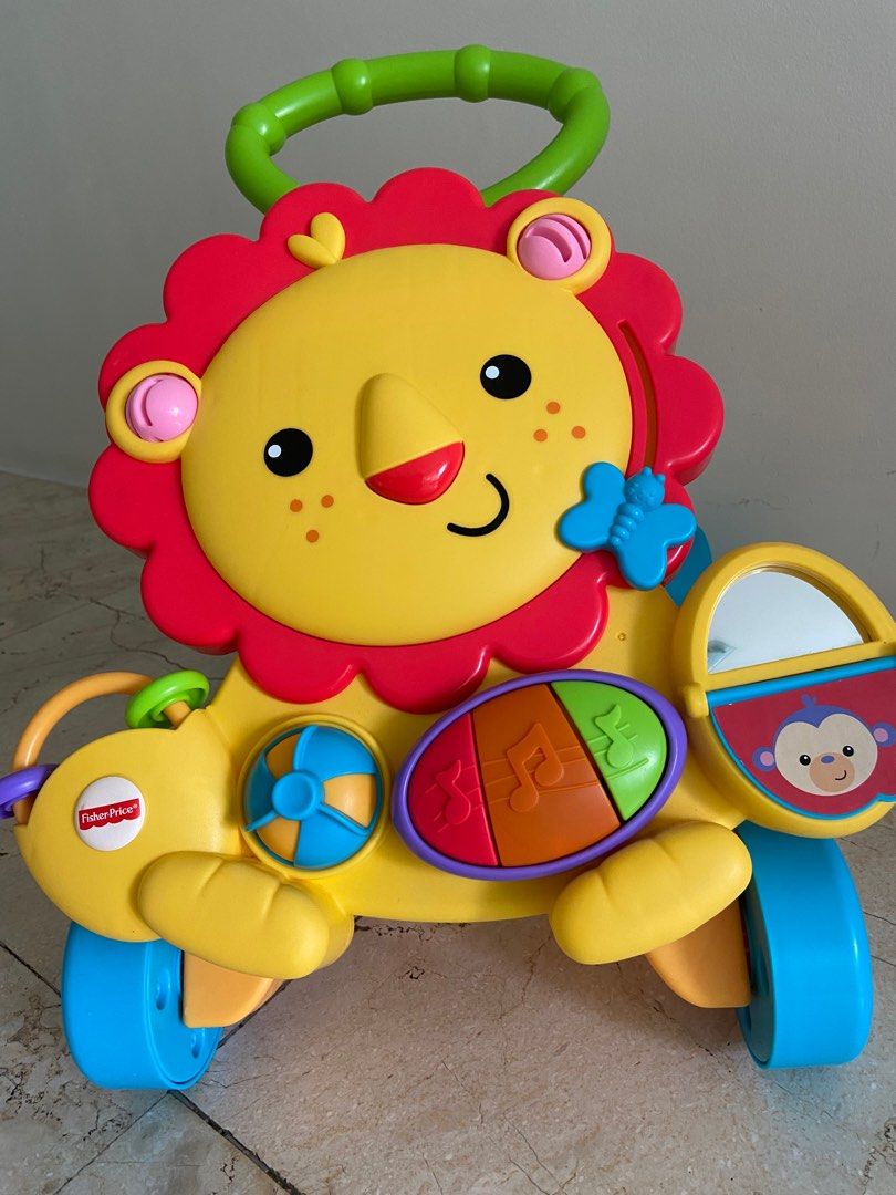 Fisher Price Lion Push Walker on Carousell