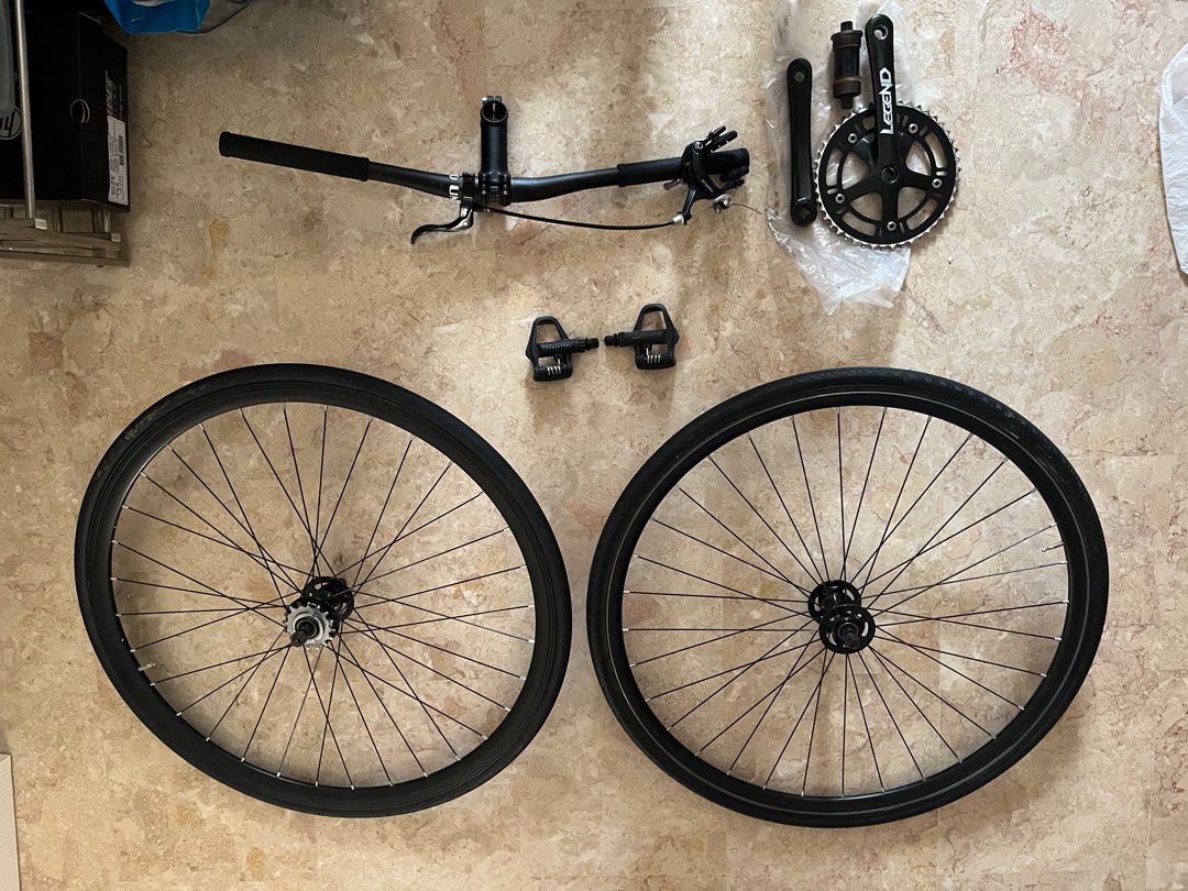 Fixie Legend flip flop wheels, fixie handle, Legend Crank, Sports ...
