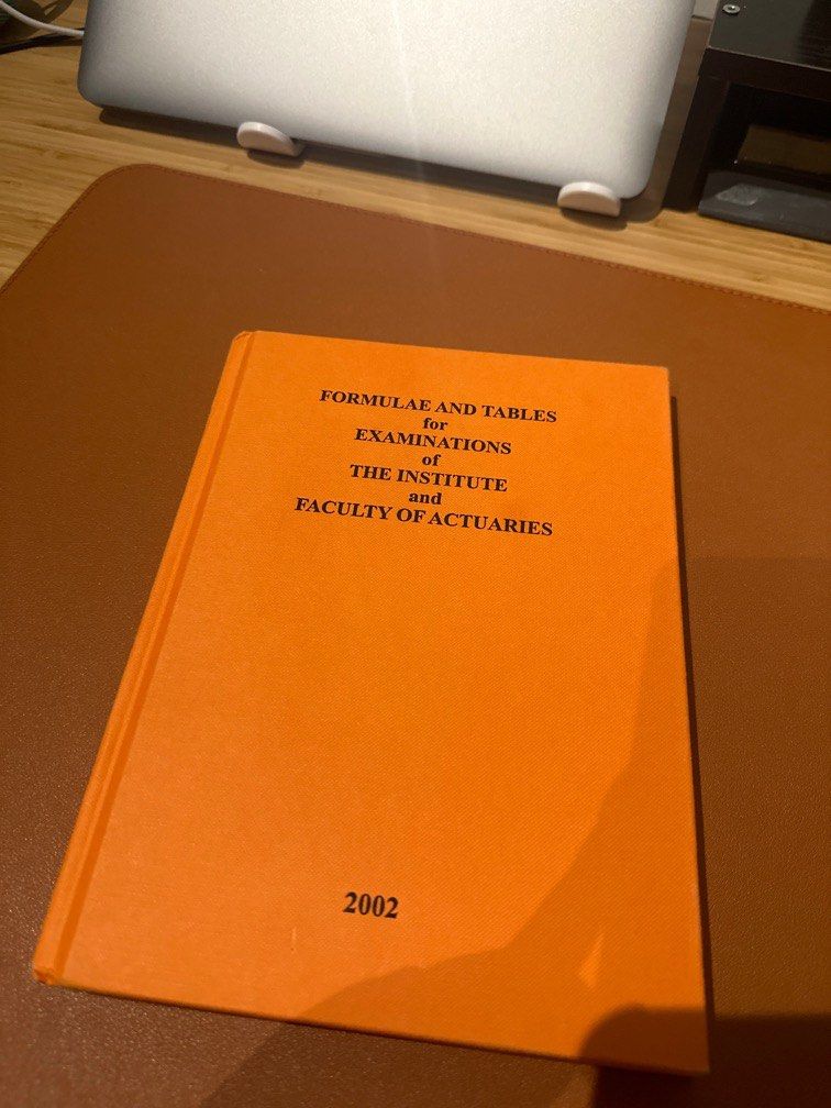 formulae and tables for IFOA (yellow book), Hobbies & Toys, Books ...