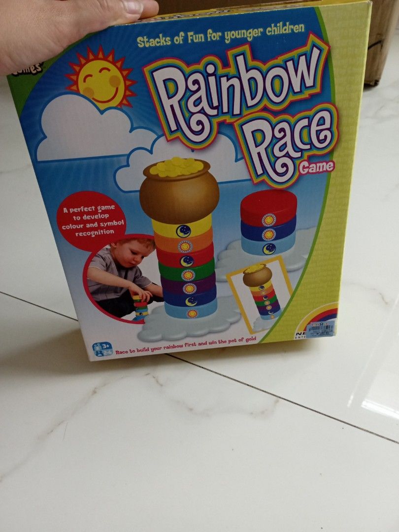 Free Rainbow race game, Hobbies & Toys, Toys & Games on Carousell