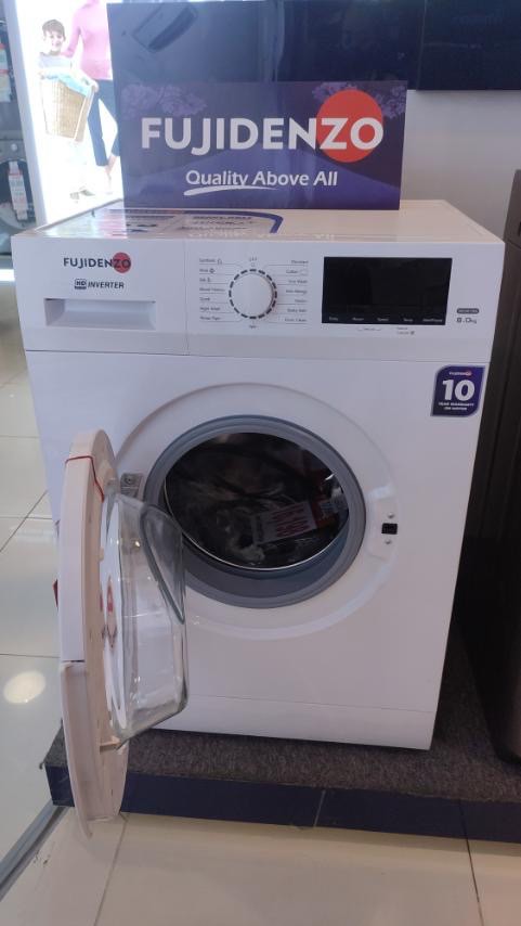 FUJIDENZO FRONT LOAD WASHING MACHINE AND DRYER, TV & Home Appliances ...
