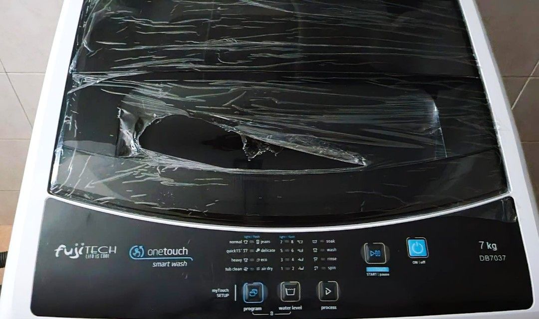 Fujitech Top load washing machine (7kg), TV & Home Appliances, Washing ...