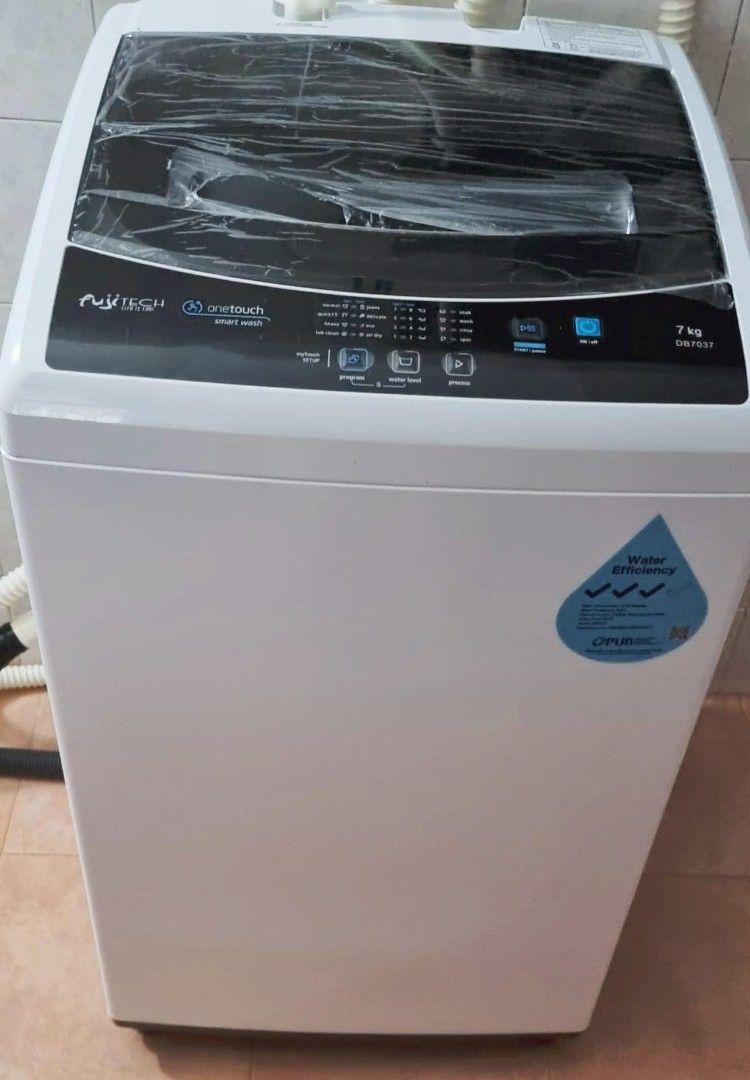 Fujitech Top load washing machine (7kg), TV & Home Appliances, Washing ...