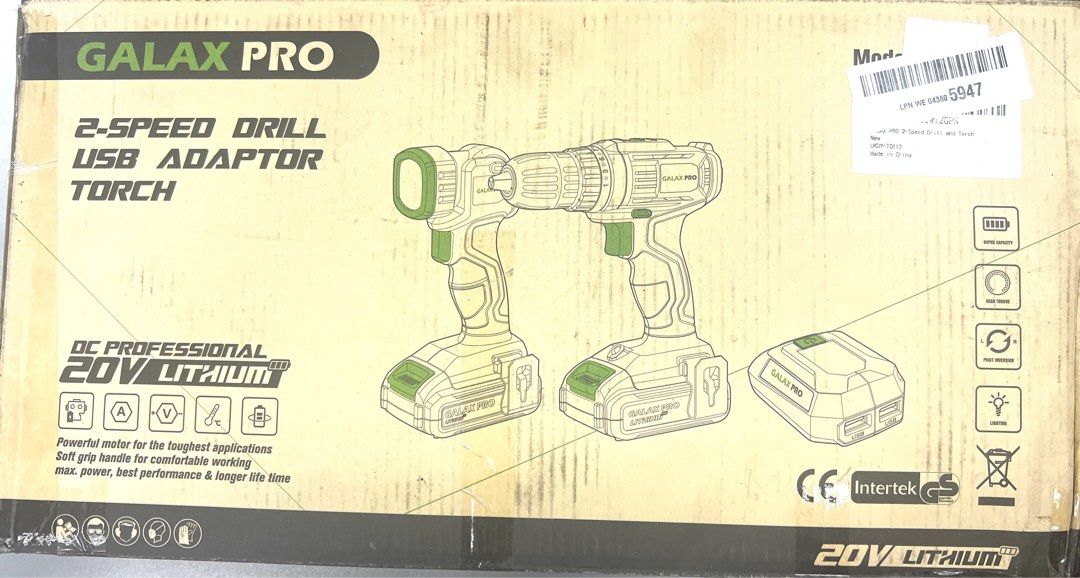 Galax Pro Cordless Drill, Furniture & Home Living, Home Improvement ...