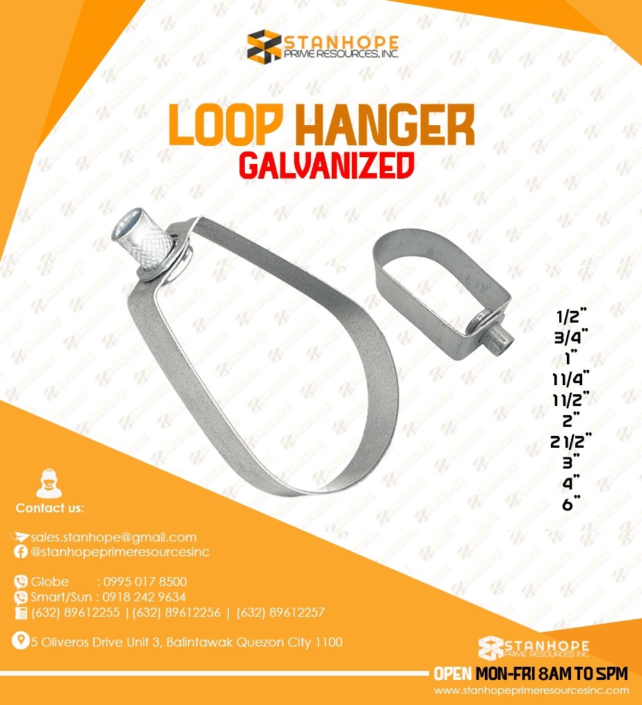 Galvanized Loop Hanger / Clevis Hanger, Commercial & Industrial ...