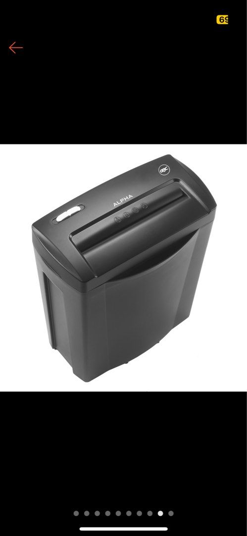 GBC Alpha Confetti Paper Shredder, Computers & Tech, Office & Business ...