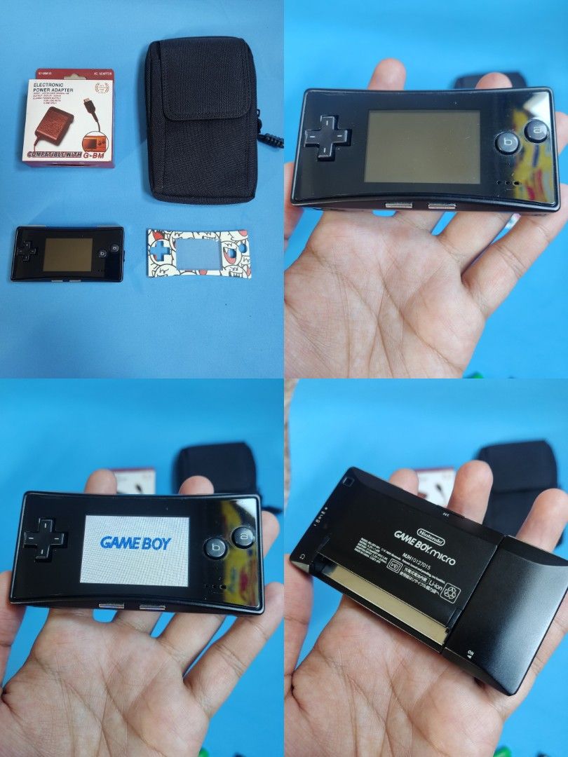 GBM Gameboy Micro with Free Games, Pouch Bag and Charger (Please Read), Video Gaming, Video Game ...