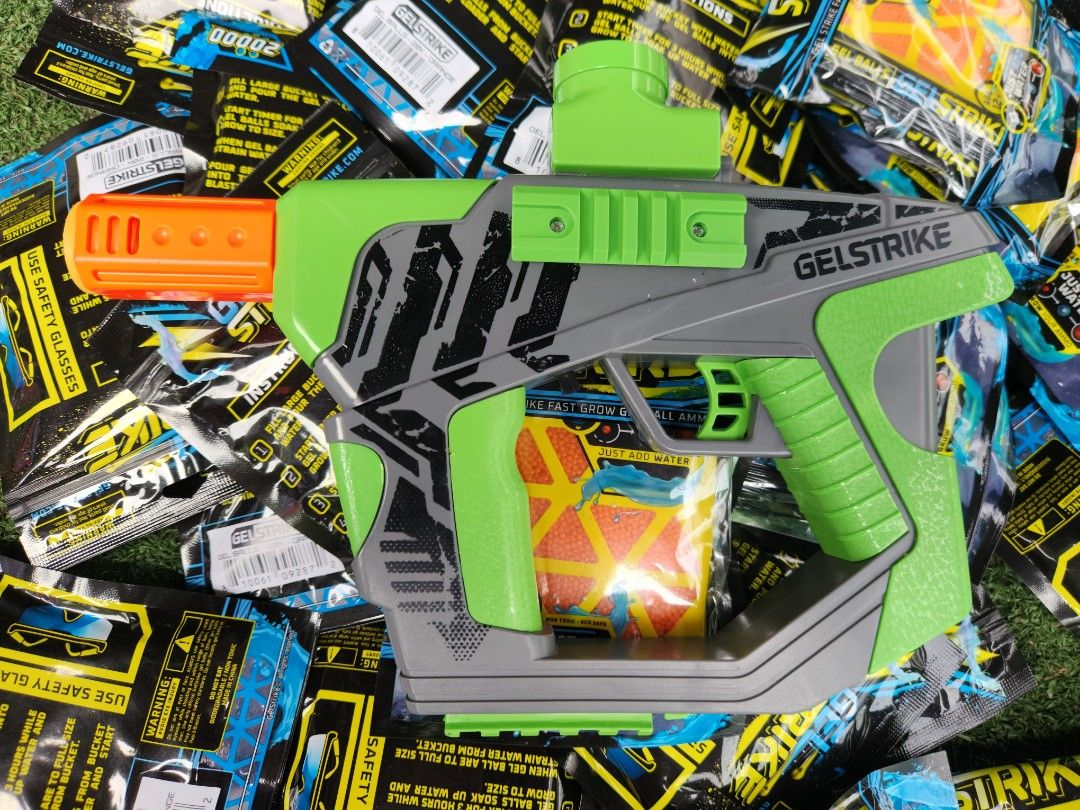 GELSTRIKE DELTA GEL BLASTER - ELECTRIC GREEN, Hobbies & Toys, Toys ...